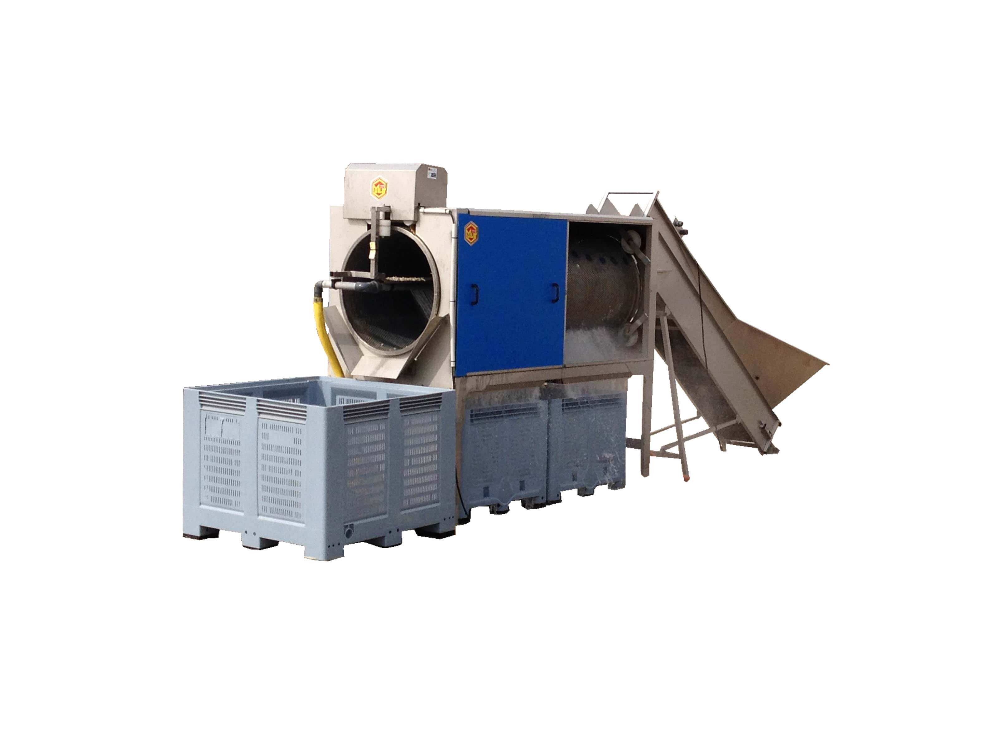 Laveur tubulaire légumes - Mulot Agroalimentaire