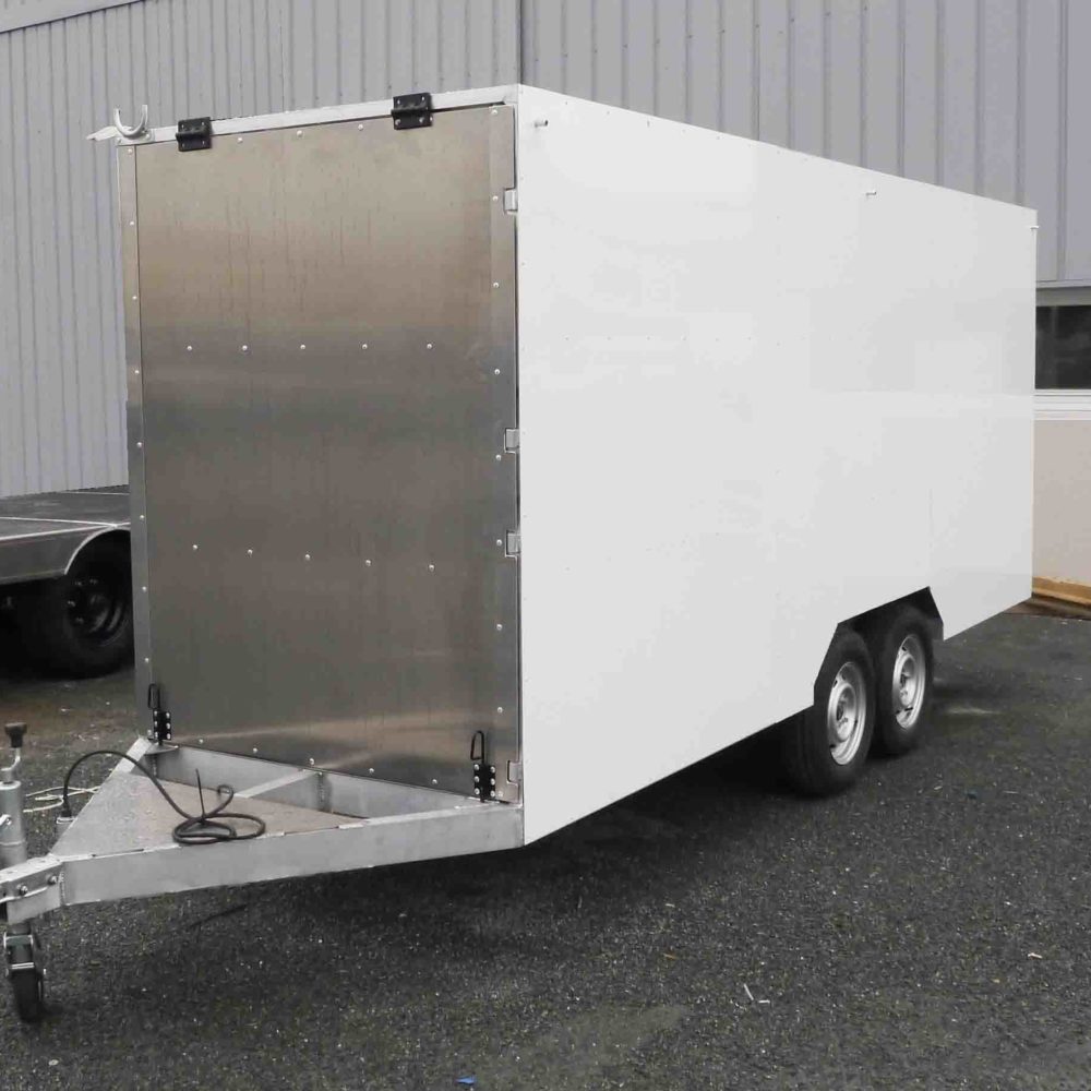 Remorque de marché pour primeur - Remorque magasin - Mulot Agro